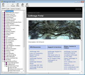 CHM version of Softimage 2012 User Guide | eX-SI