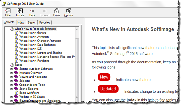 Softimage 2015 User Guide compiled help file | eX-SI